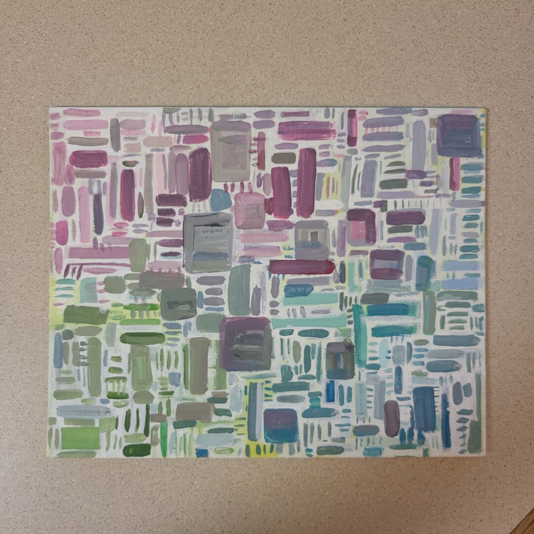 Elsewhere - Jessica Warren 10x8 Inch Abstract Art on Canvas Board - Etsy