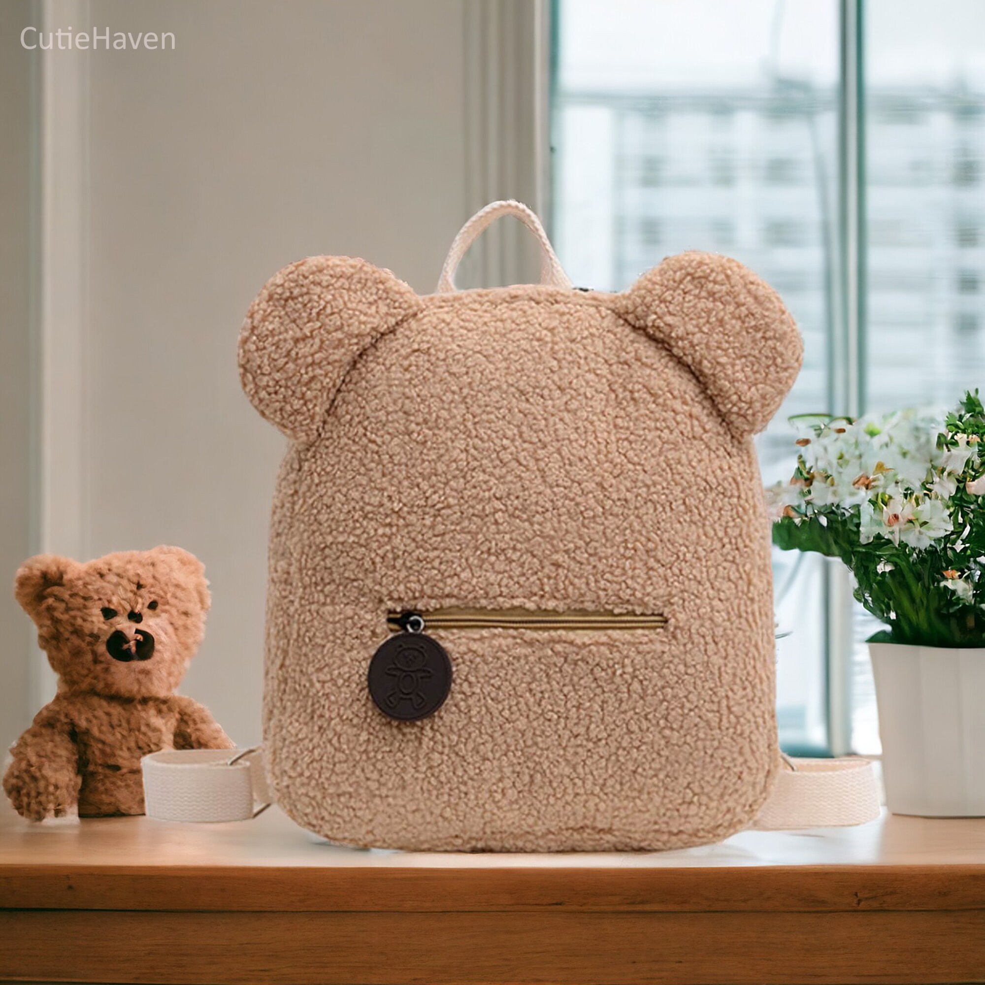 Personalized Embroidered Backpack Plush Bear Shoulder Bag Teddy Bear ...