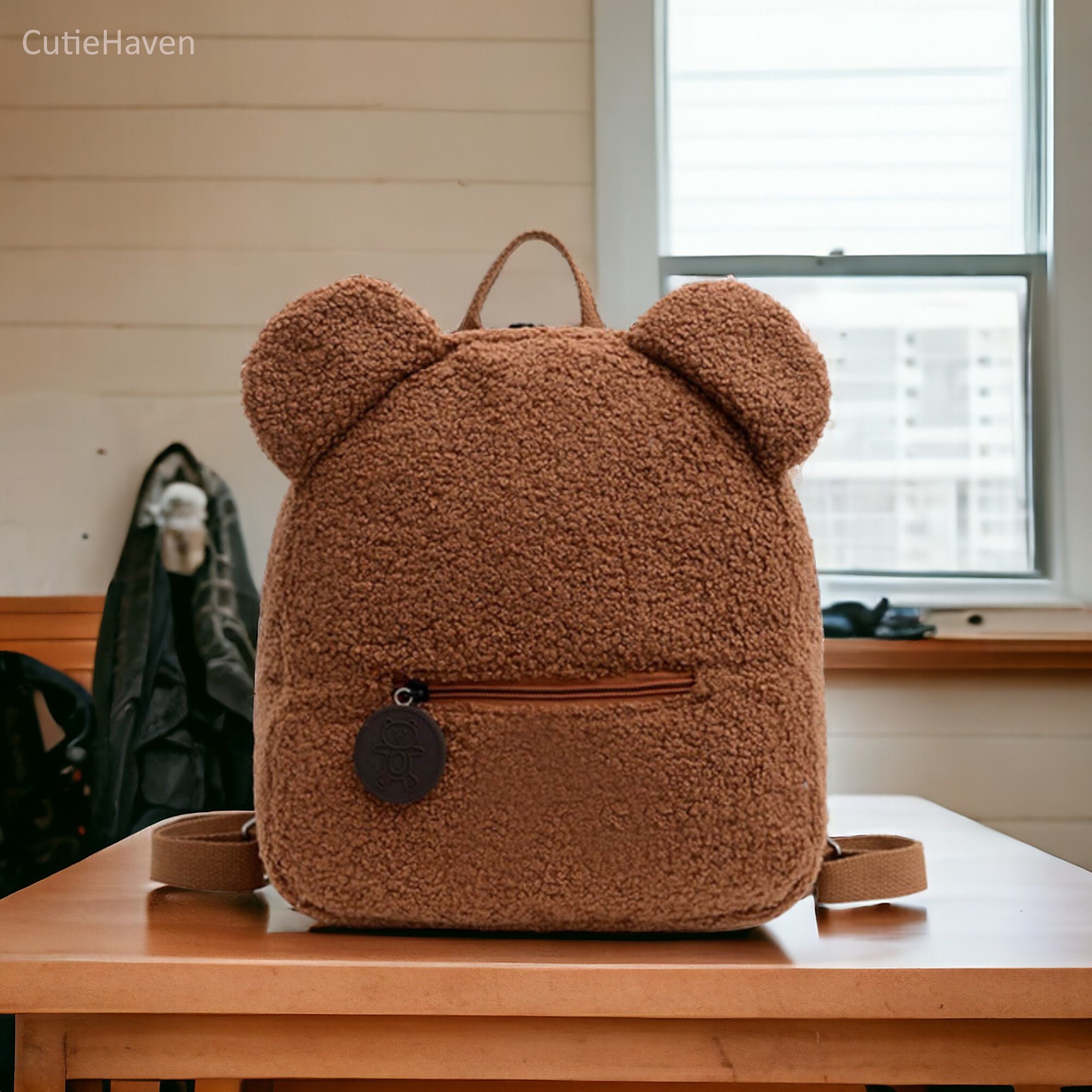 Personalized Embroidered Backpack Plush Bear Shoulder Bag Teddy Bear ...