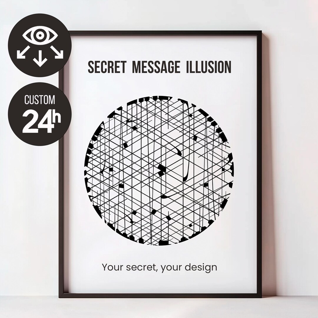 CUSTOM Secret Message Instant Download Message Surprise Message ...