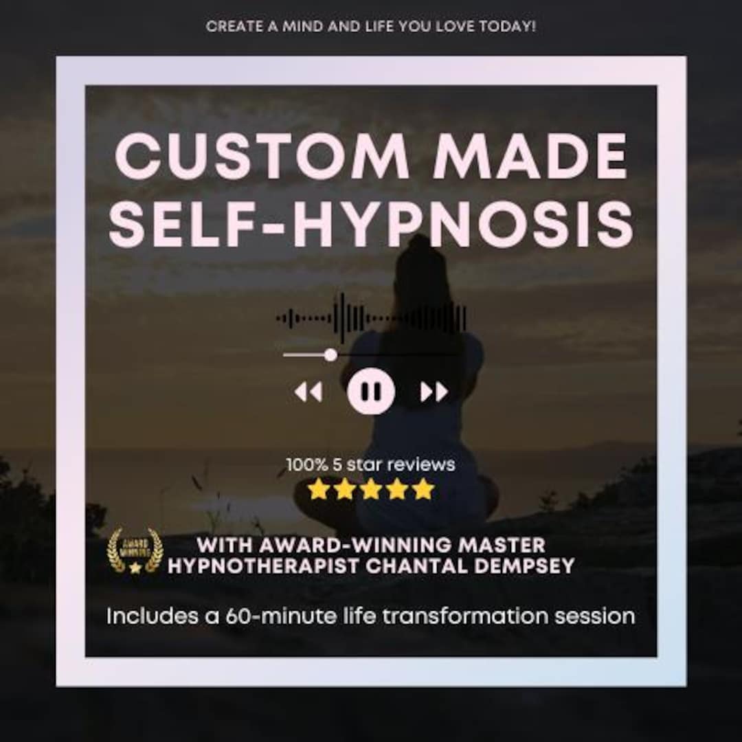 Custom Made Self Hypnosis Life Changing Session and Customized Self-hypnosis Guided Meditation ...