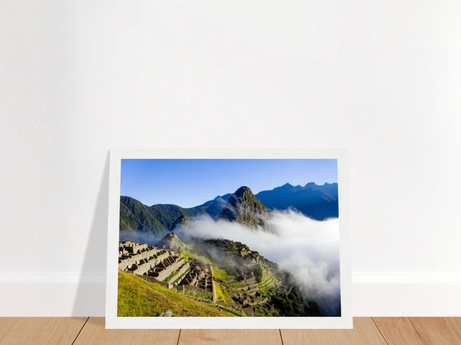 Machu Picchu Canva, Poster and Framed Photo Print Peru South America ...
