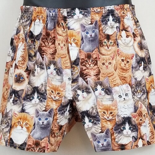 CATS Cotton Boxers - Etsy