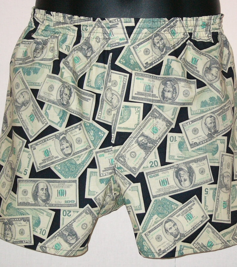 MONEY Cotton Boxers - Etsy