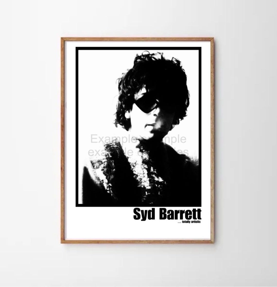 Syd Barrett Pink Floyd Psych Handmade Print Music Poster Wall Art 60s ...
