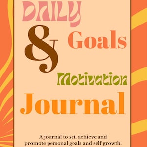 VIRAL Printable Digital Download Daily Goal Journal Planner,daily ...