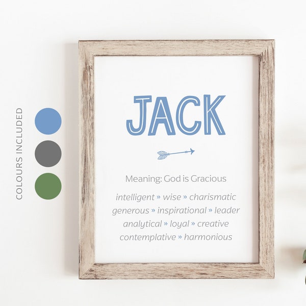 Jack Name - Etsy