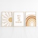 BOHO You Are My Sunshine Printable Wall Art, Nursery Art, Set of 3, Sun ...