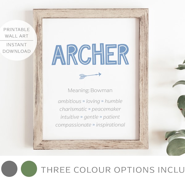 Baby Archer Art - Etsy