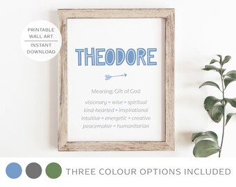 Meaning Name Art - Etsy