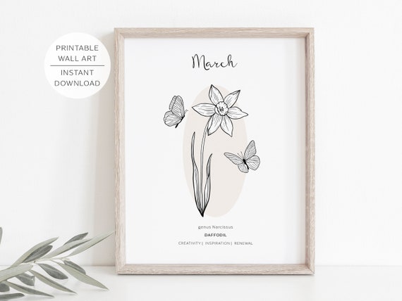 March Birth Flower Meaning