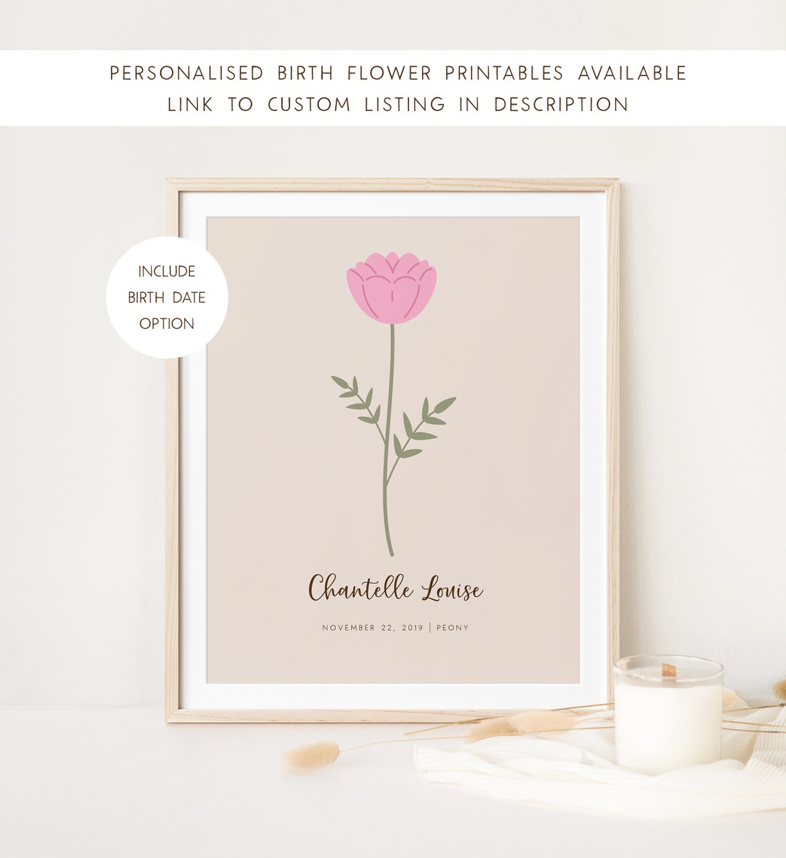 SNOWDROP January Birth Month Flower Printable Wall Art, Snowdrop Flower ...