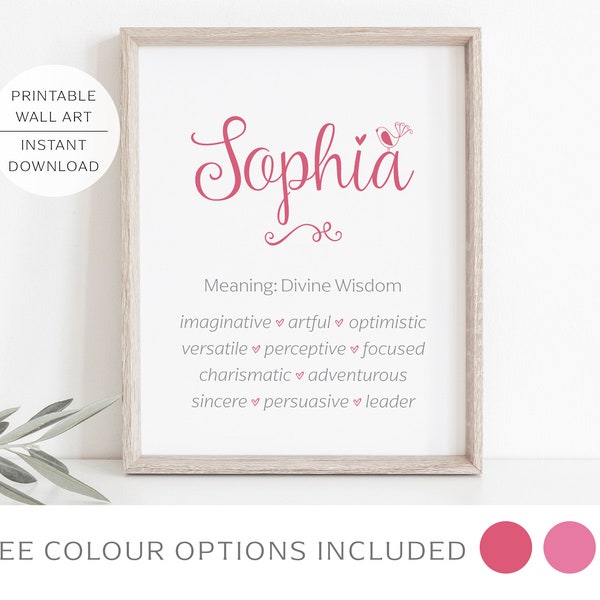 Sophia Name - Etsy