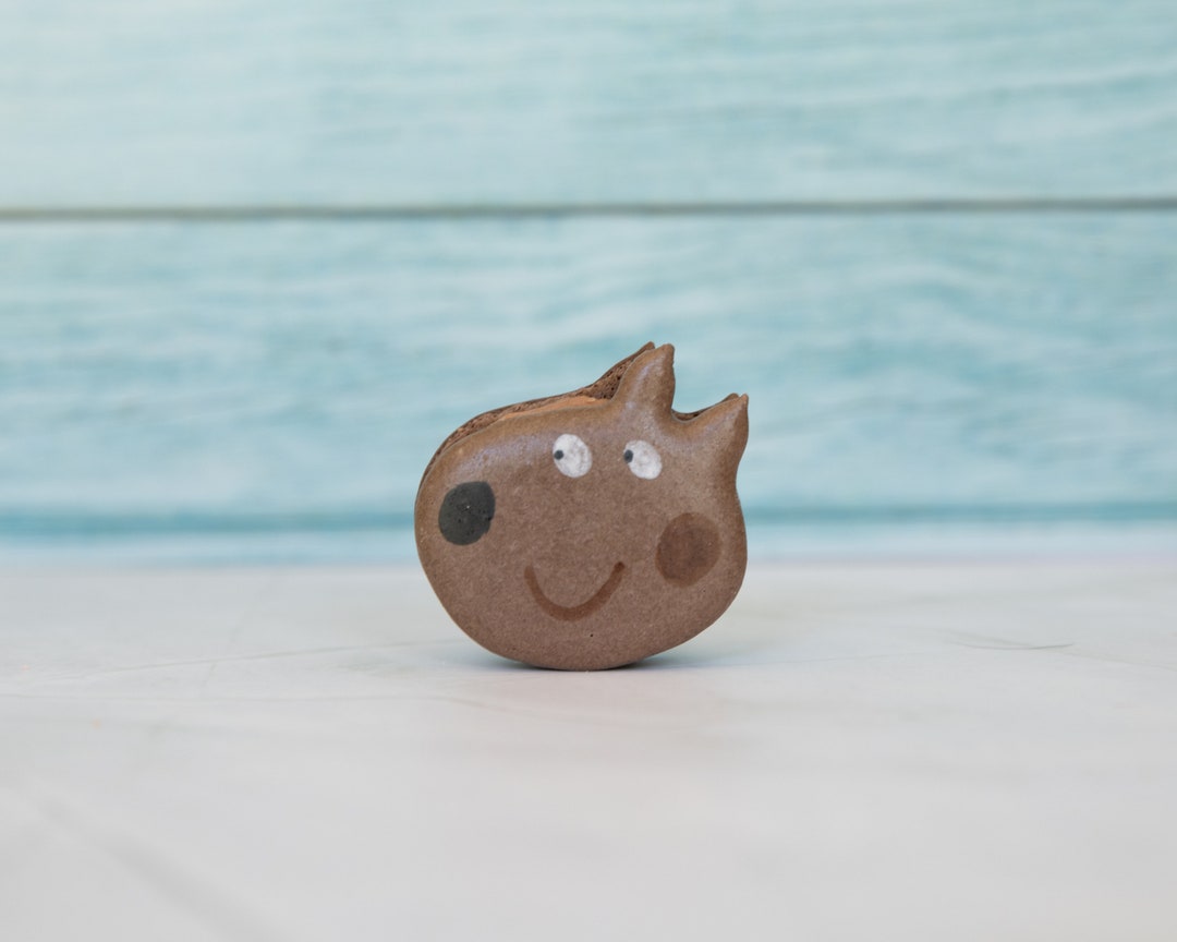 Danny Dog From Peppa Pig French Macaron Template - Etsy