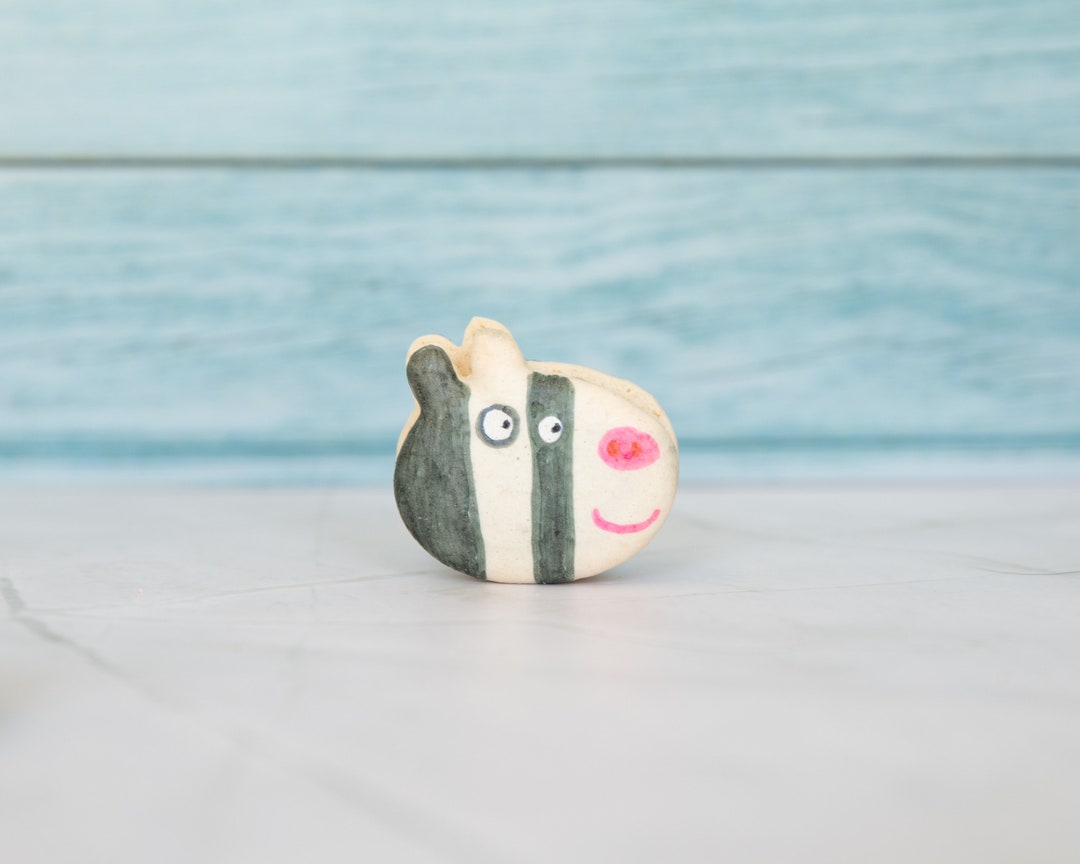 Zuzu Zebra From Peppa Pig French Macaron Template - Etsy