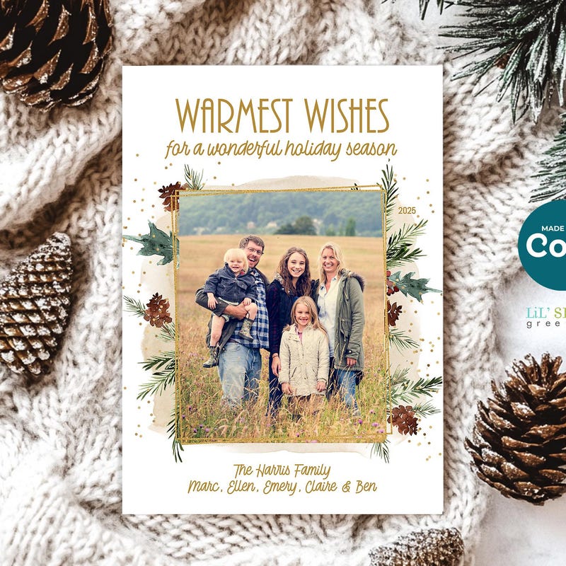 Nature Christmas Cards - Etsy