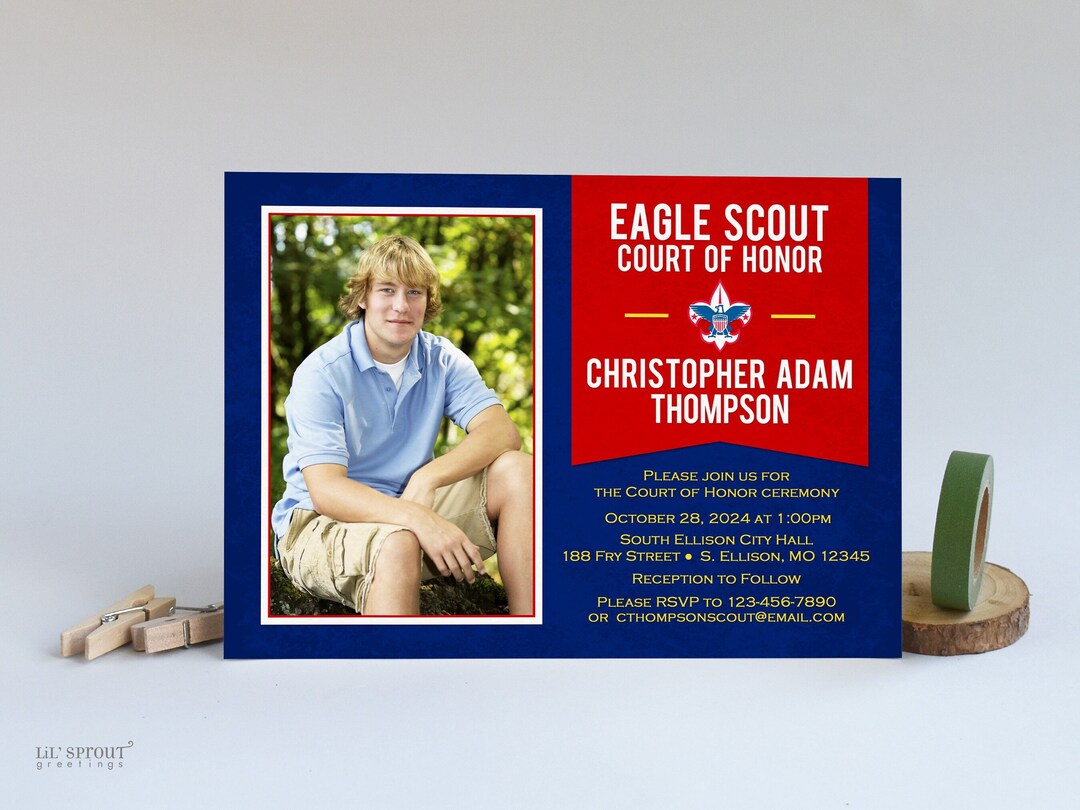 Invitación Scout de la Corte de Honor Invitación a la ceremonia para ...