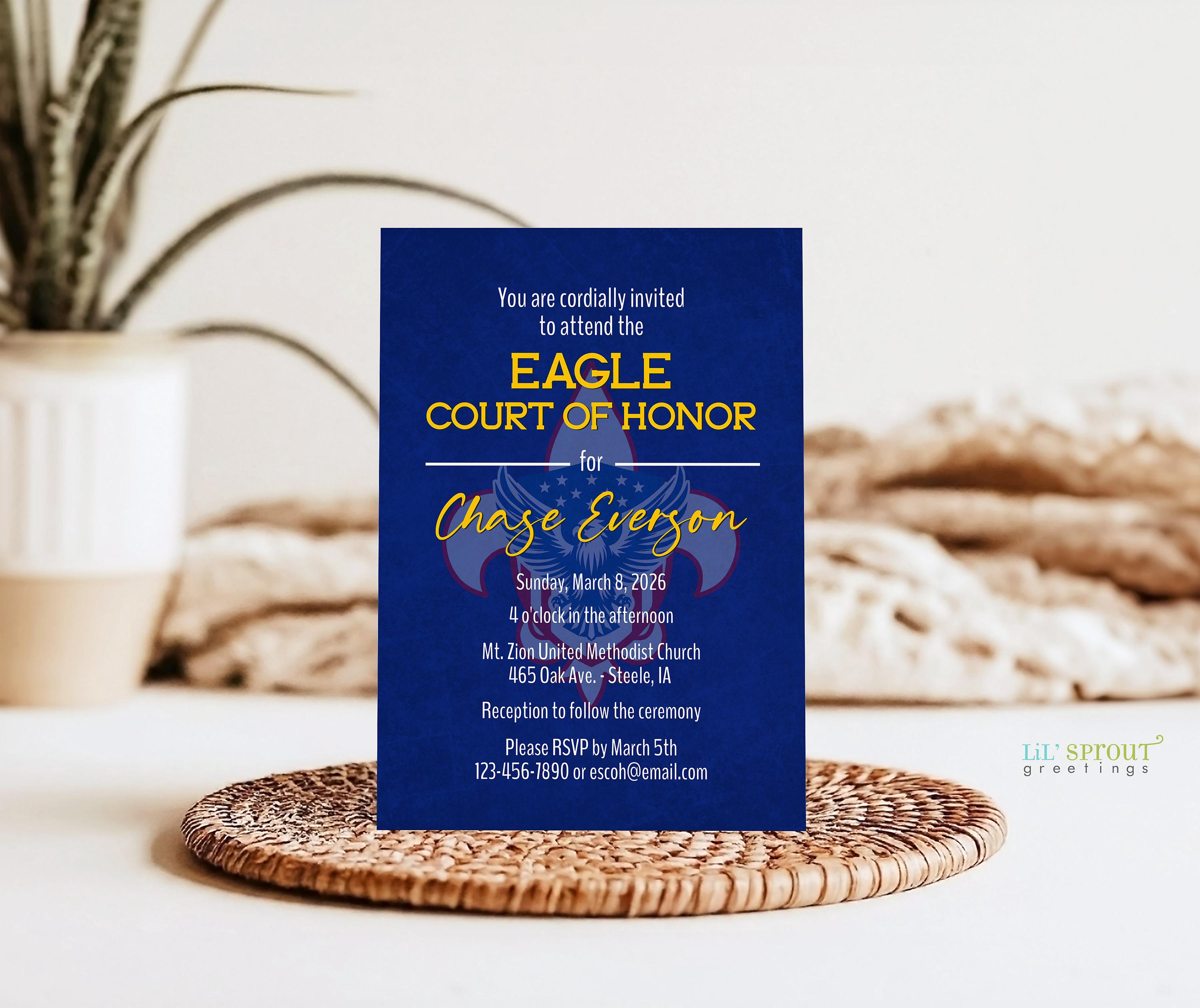 Court Of Honor Ceremony Templates Josef Butler Eagle Scout Ceremony