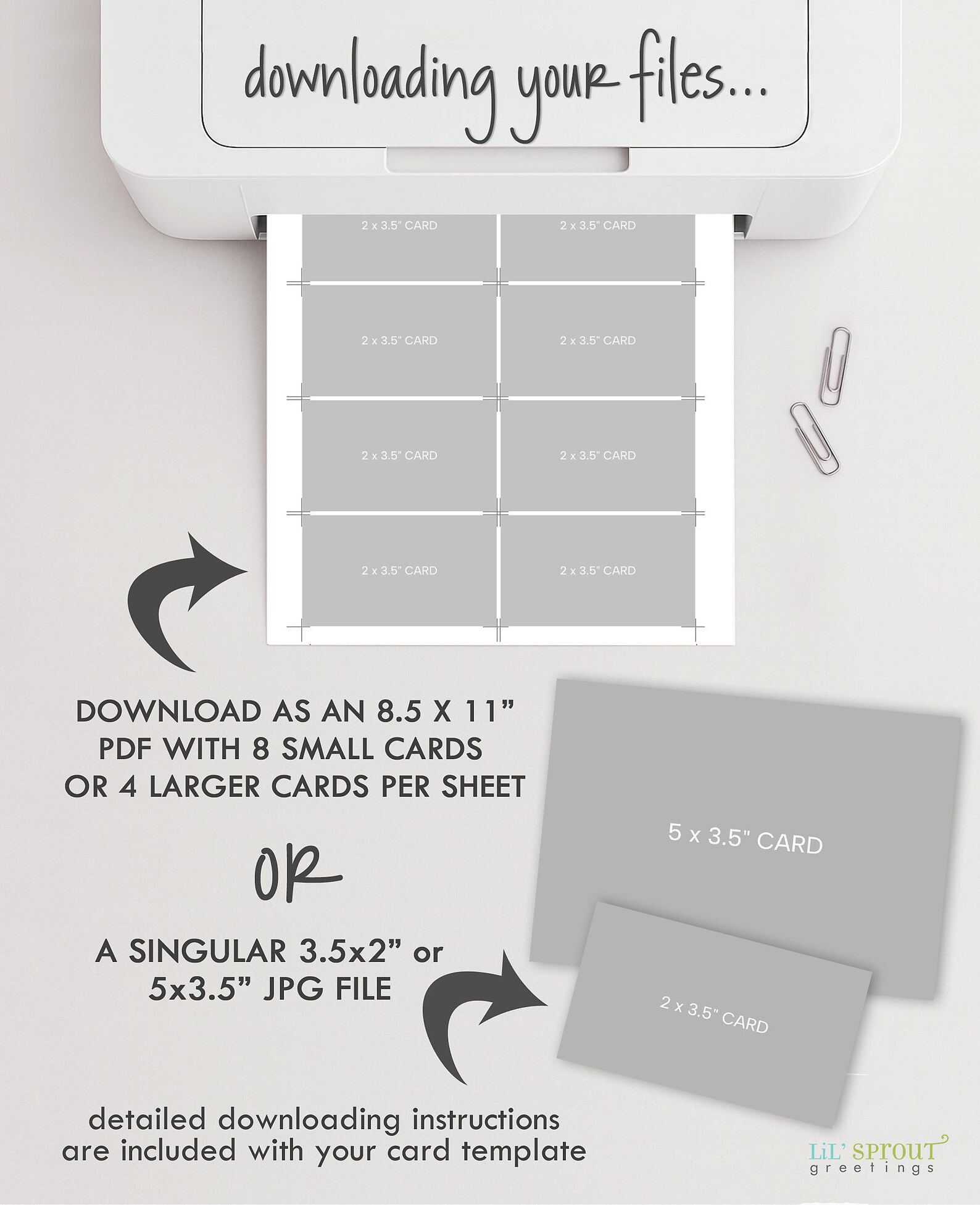 Boys Graduation Announcement Insert Card Template With Photo, Mini Grad ...