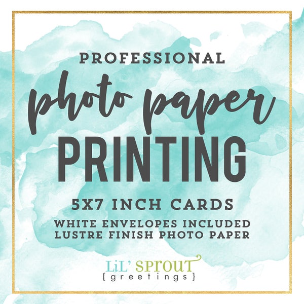 Lustre Photo Paper - Etsy