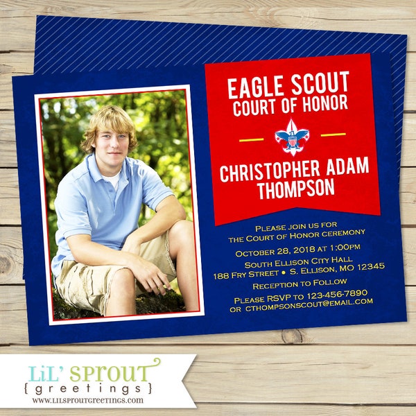 Eagle Scout Printables - Etsy
