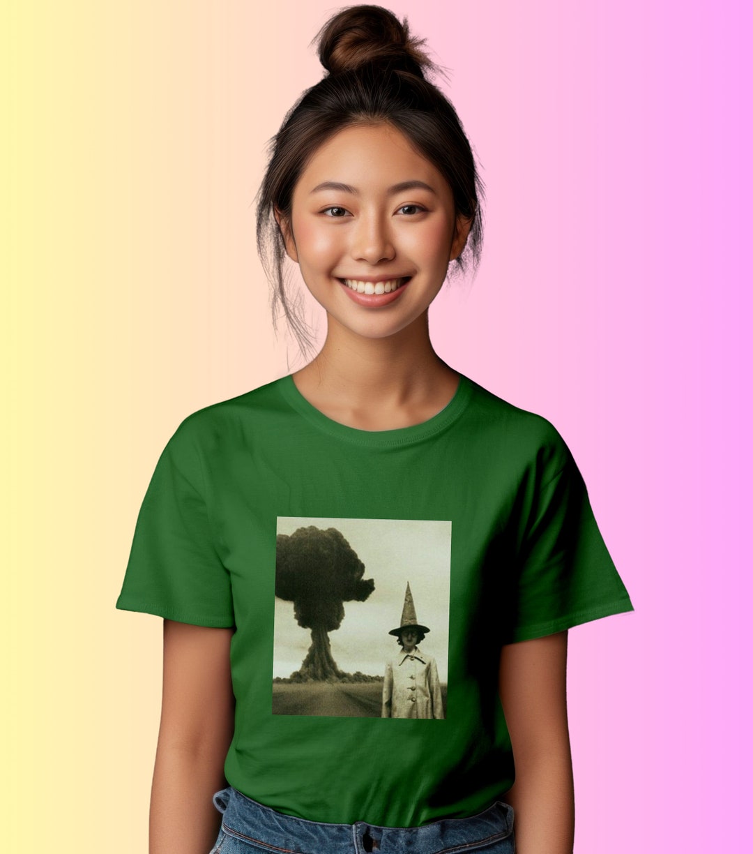 What the Heck T-shirt Funny Turn of the Century Lady, Explosion ...