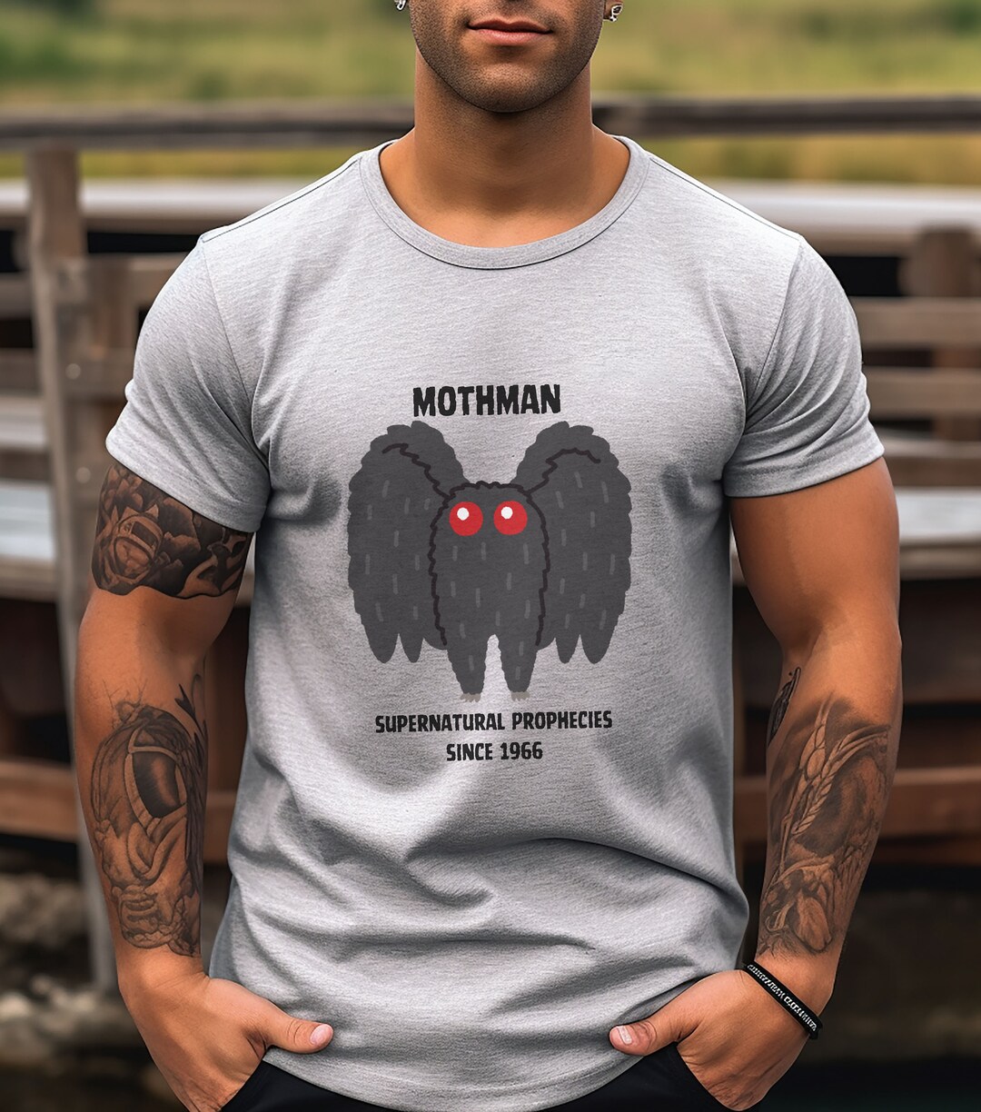 Mothman Supernatural Prophecies Graphic Tee - Etsy