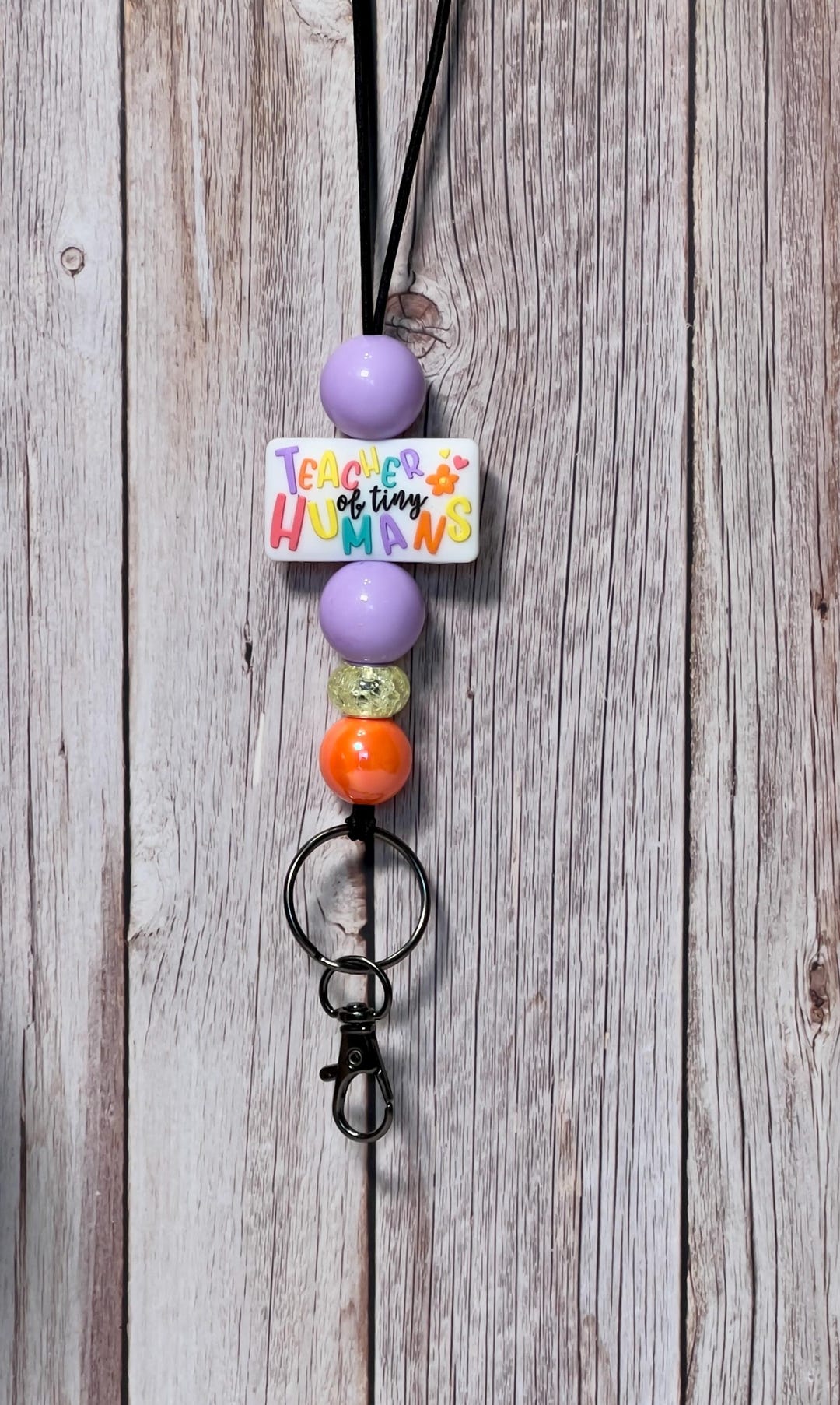 Teacher of Tiny Humans Lanyard for Teachers - Etsy