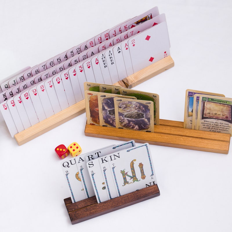 Playing Card Holder - Etsy