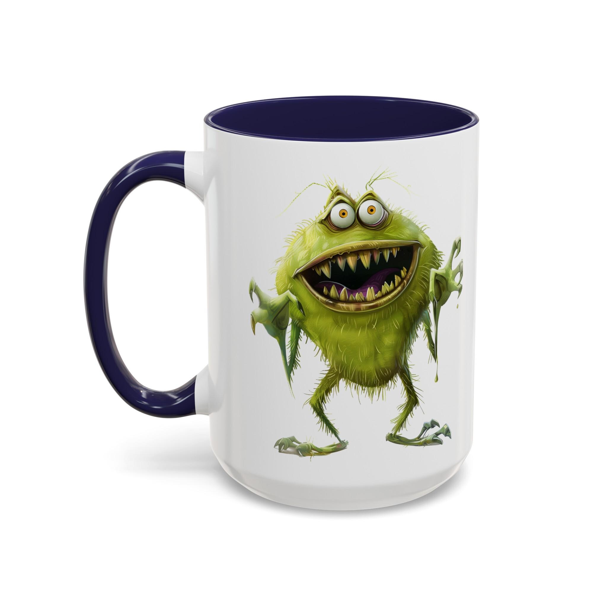 Funny Scary Green Monster Coffee Mug: Novelty Office Gift - Etsy