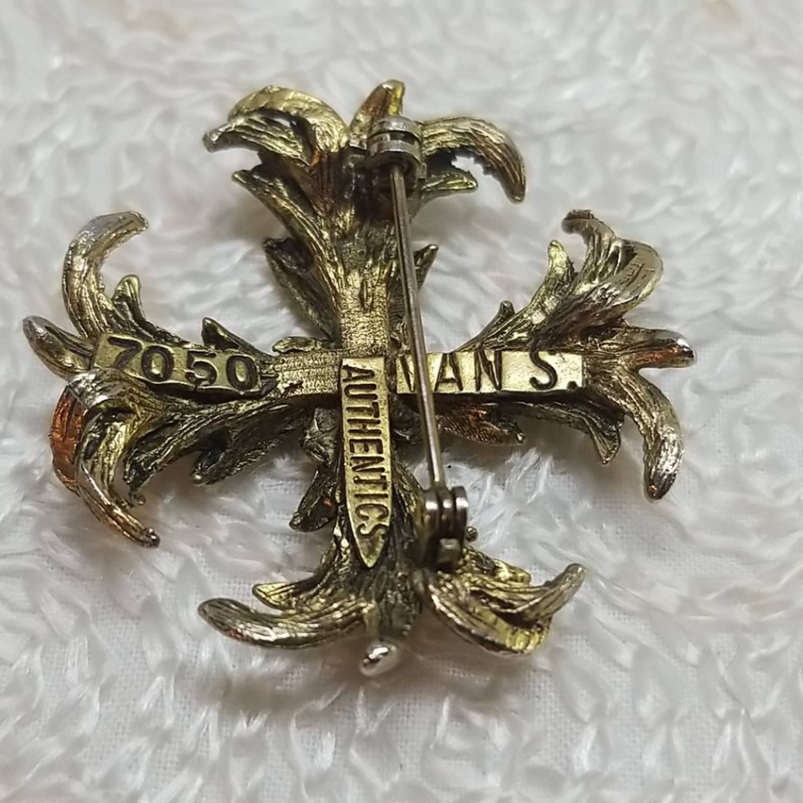 Van S Vans Authentics 7050 Brooch Pin Cross - Etsy
