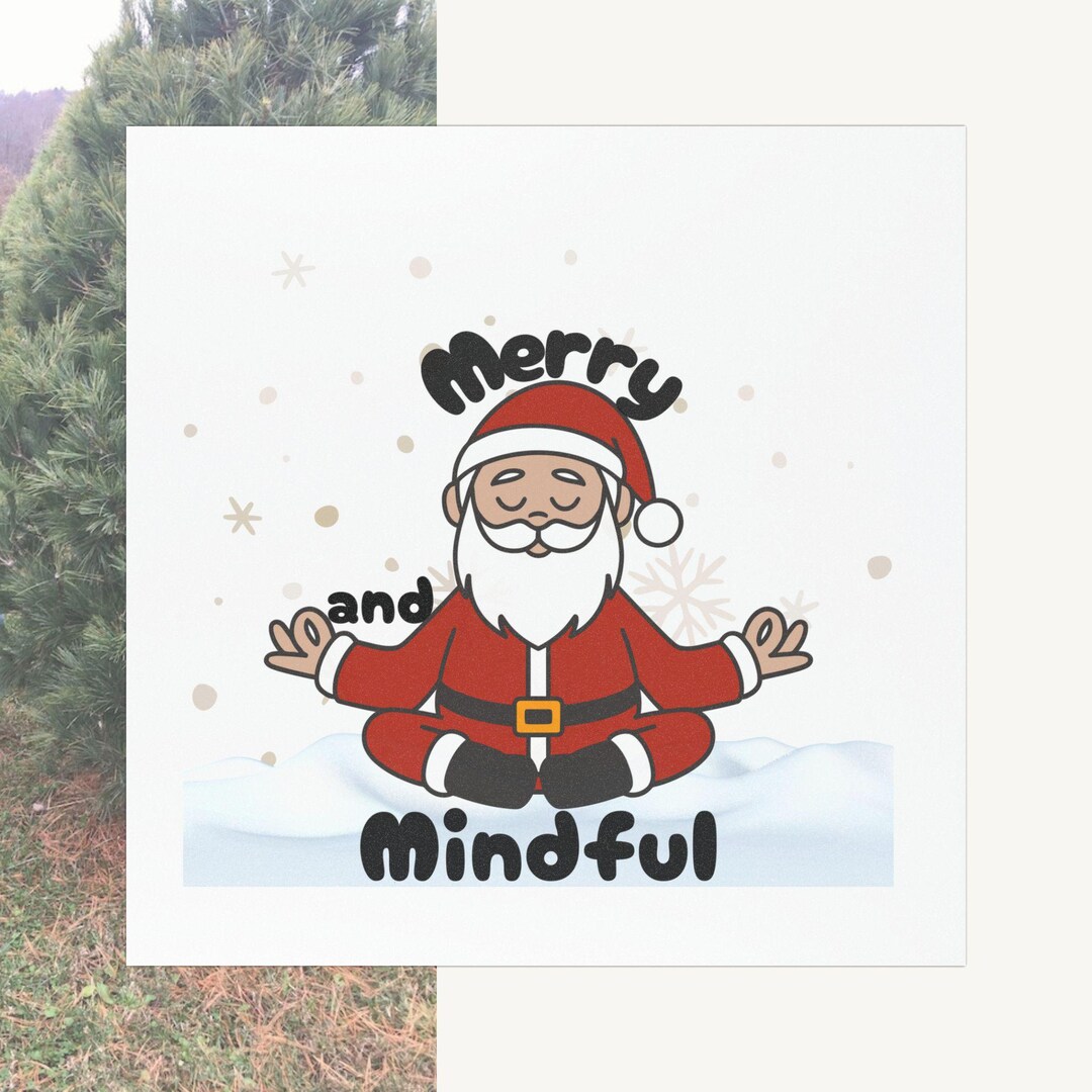 Merry and Mindful Car Magnets, Christmas Car Magnet - Etsy