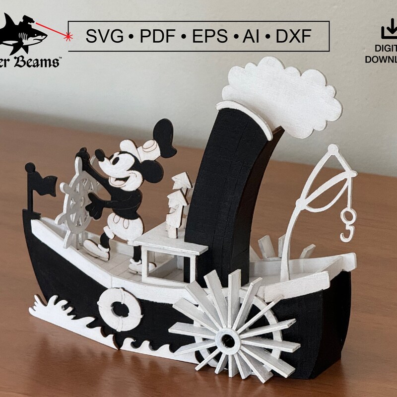 Steamboat Willie Svg - Etsy