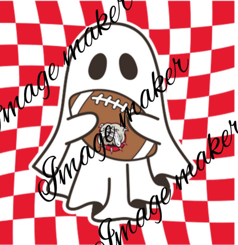Georgia Go Dawgs Retro Ghost PNG Bundle File for Gameday College ...