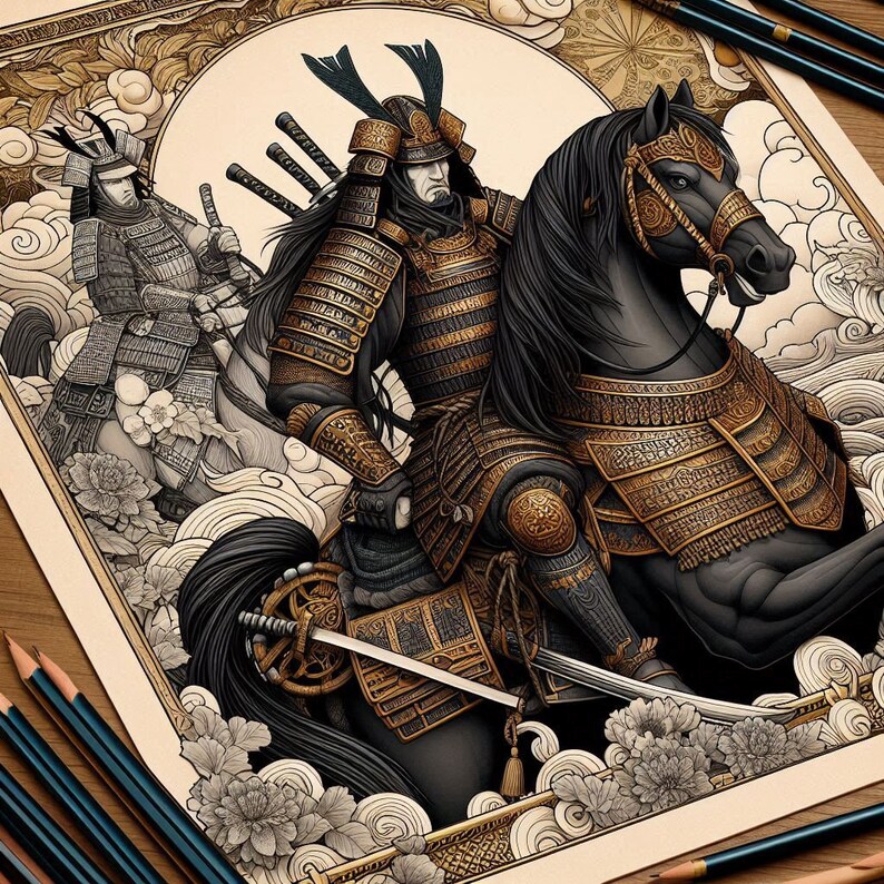 Way of the Samurai Color the World of the Shogun Samurai Legends 100 ...