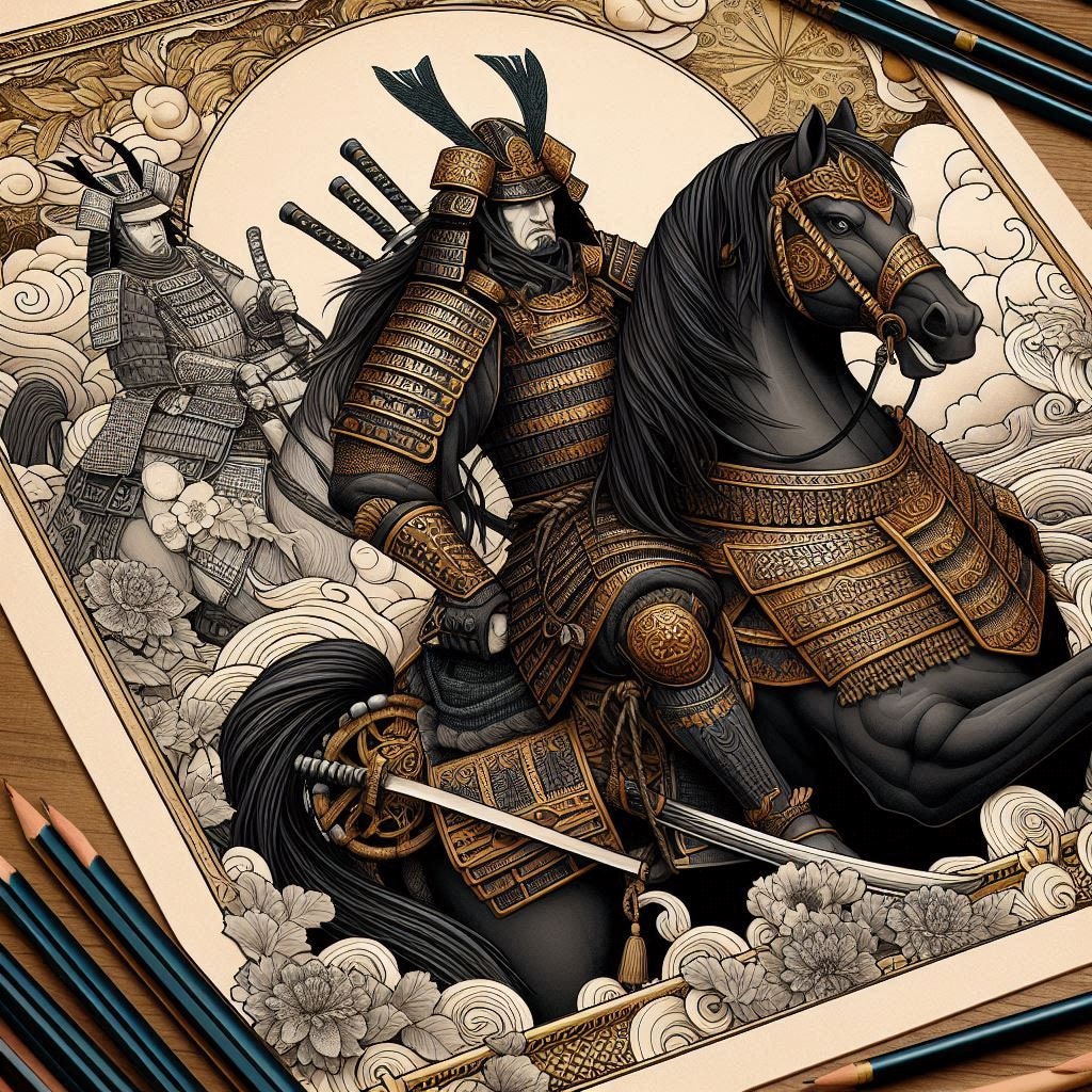Way of the Samurai Color the World of the Shogun Samurai Legends 100 ...