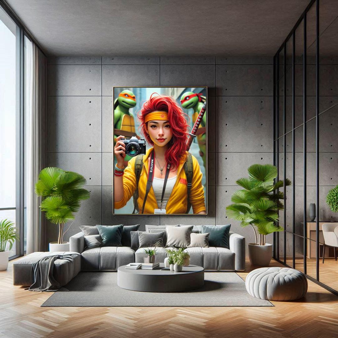 8 Unique April O'neil Posters for Teenage Mutant Ninja Turtles Fans A ...