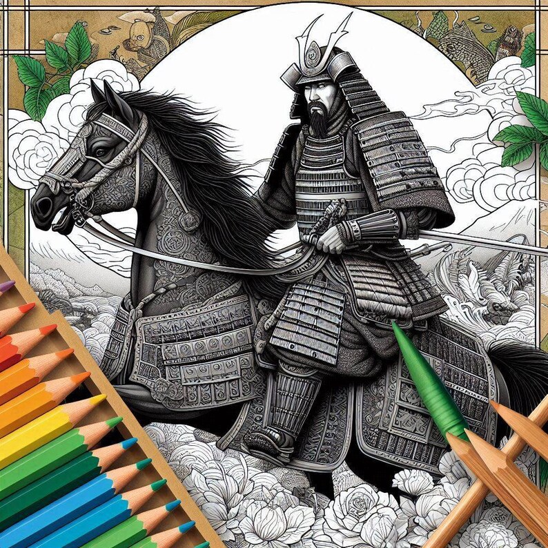 Way of the Samurai Color the World of the Shogun Samurai Legends 100 ...