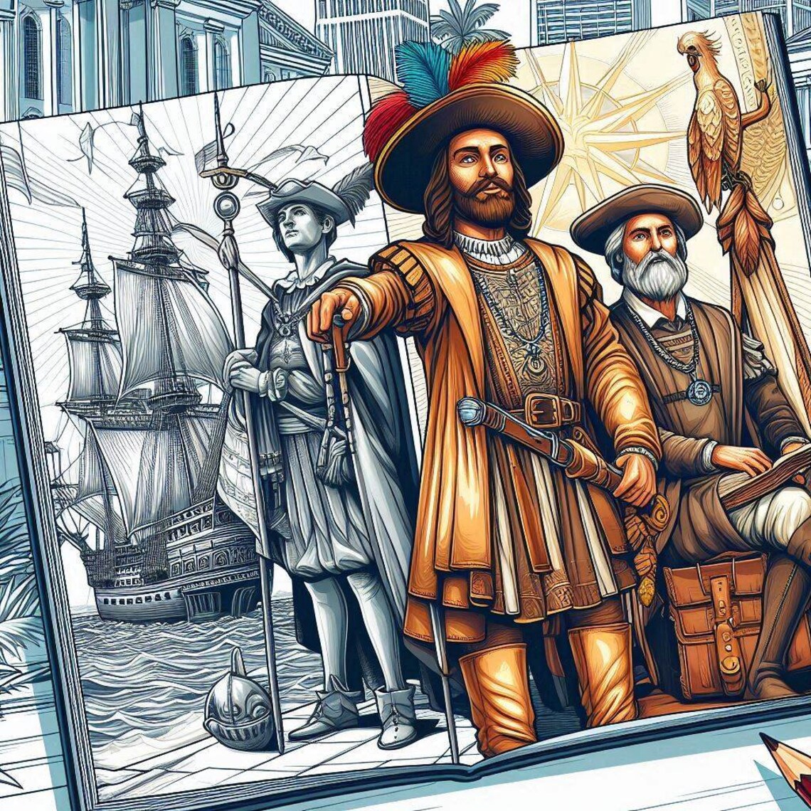 100 Discoveries Color Columbus Day the Magic of Color 100 Columbus Day ...