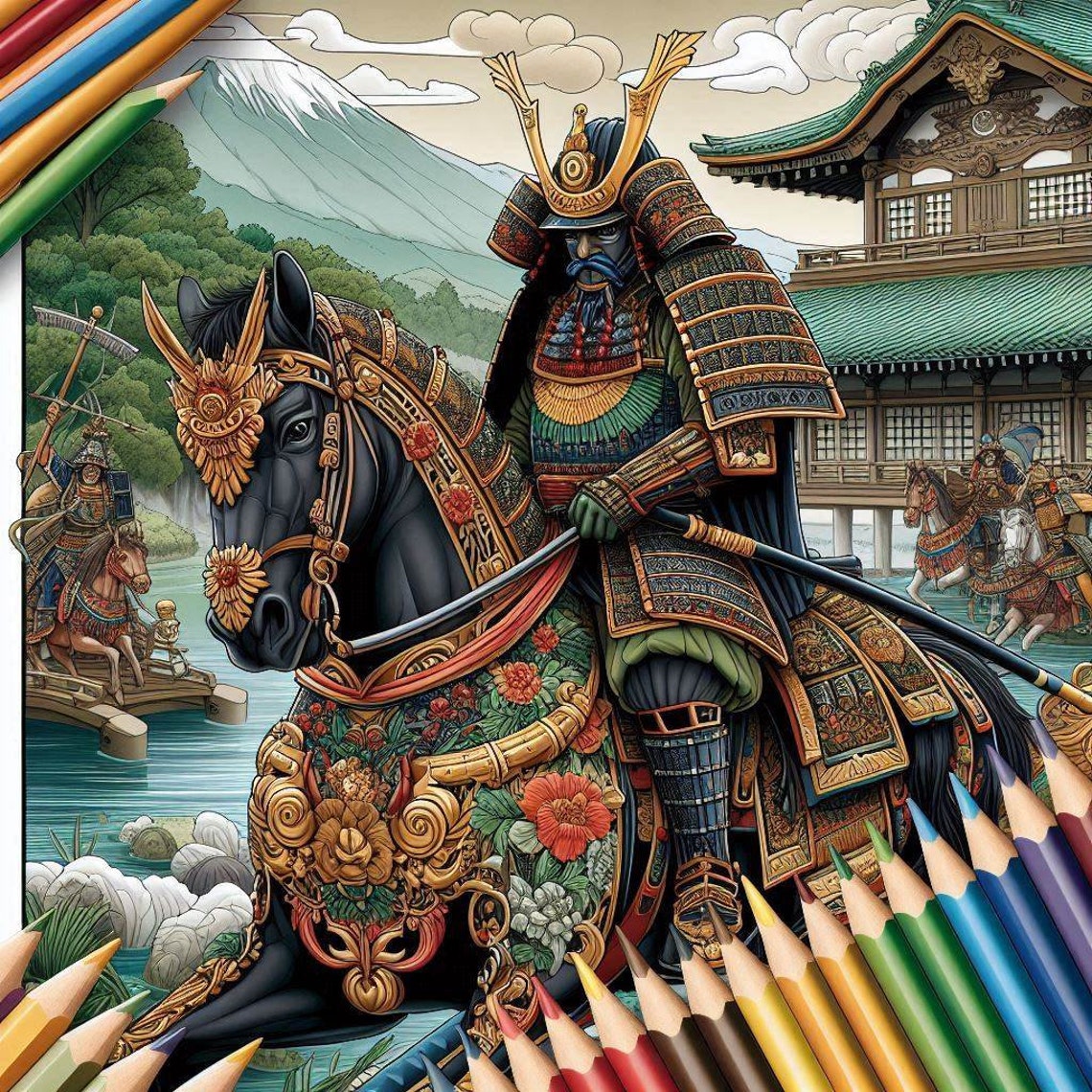 Way of the Samurai Color the World of the Shogun Samurai Legends 100 ...