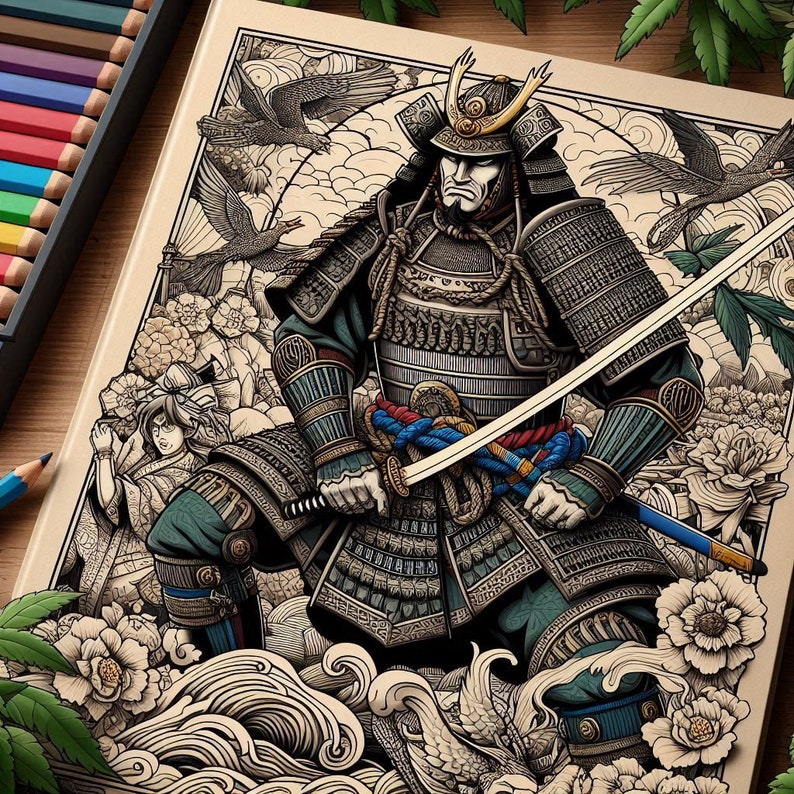 Way of the Samurai Color the World of the Shogun Samurai Legends 100 ...