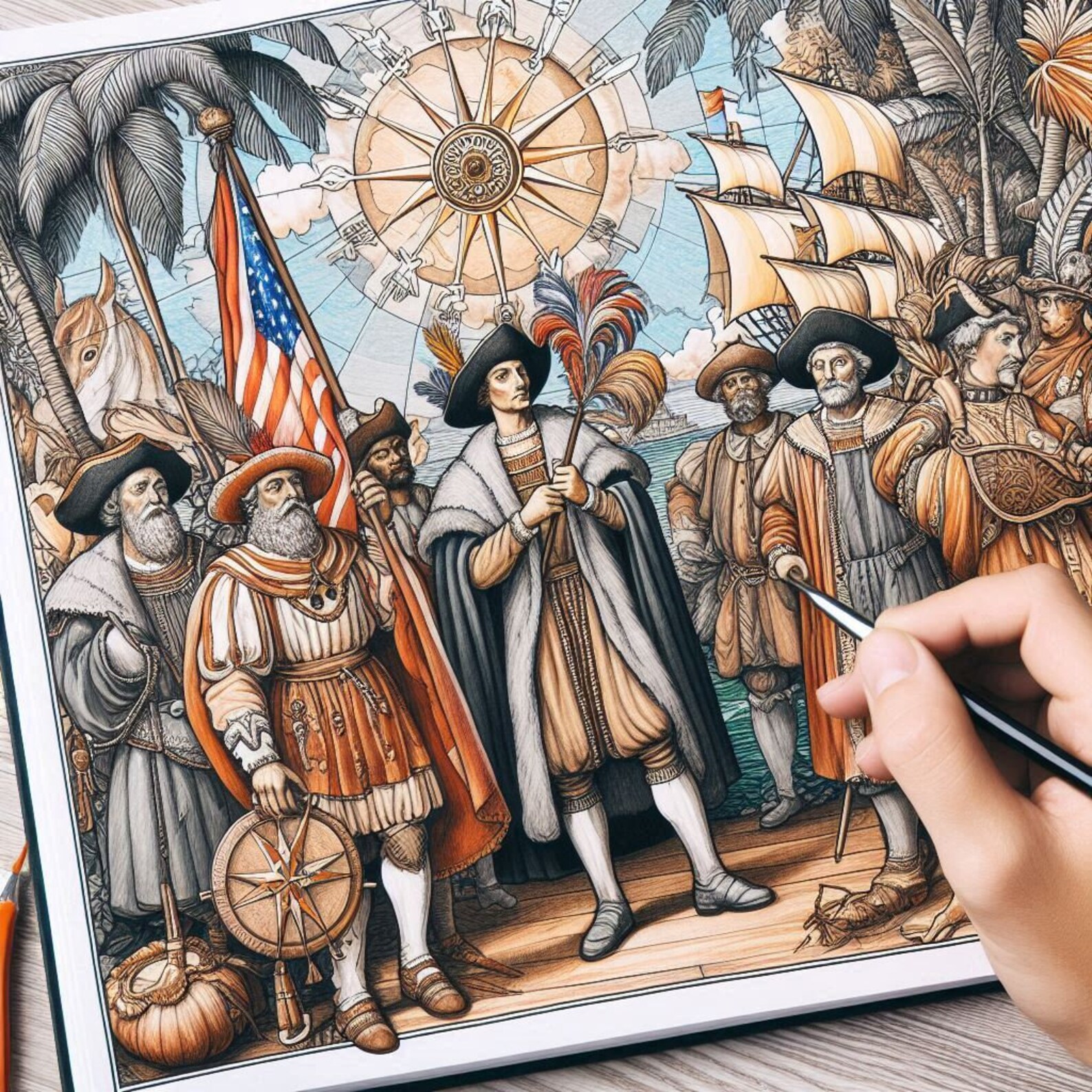 100 Discoveries Color Columbus Day! the Magic of Color 100 Columbus Day ...