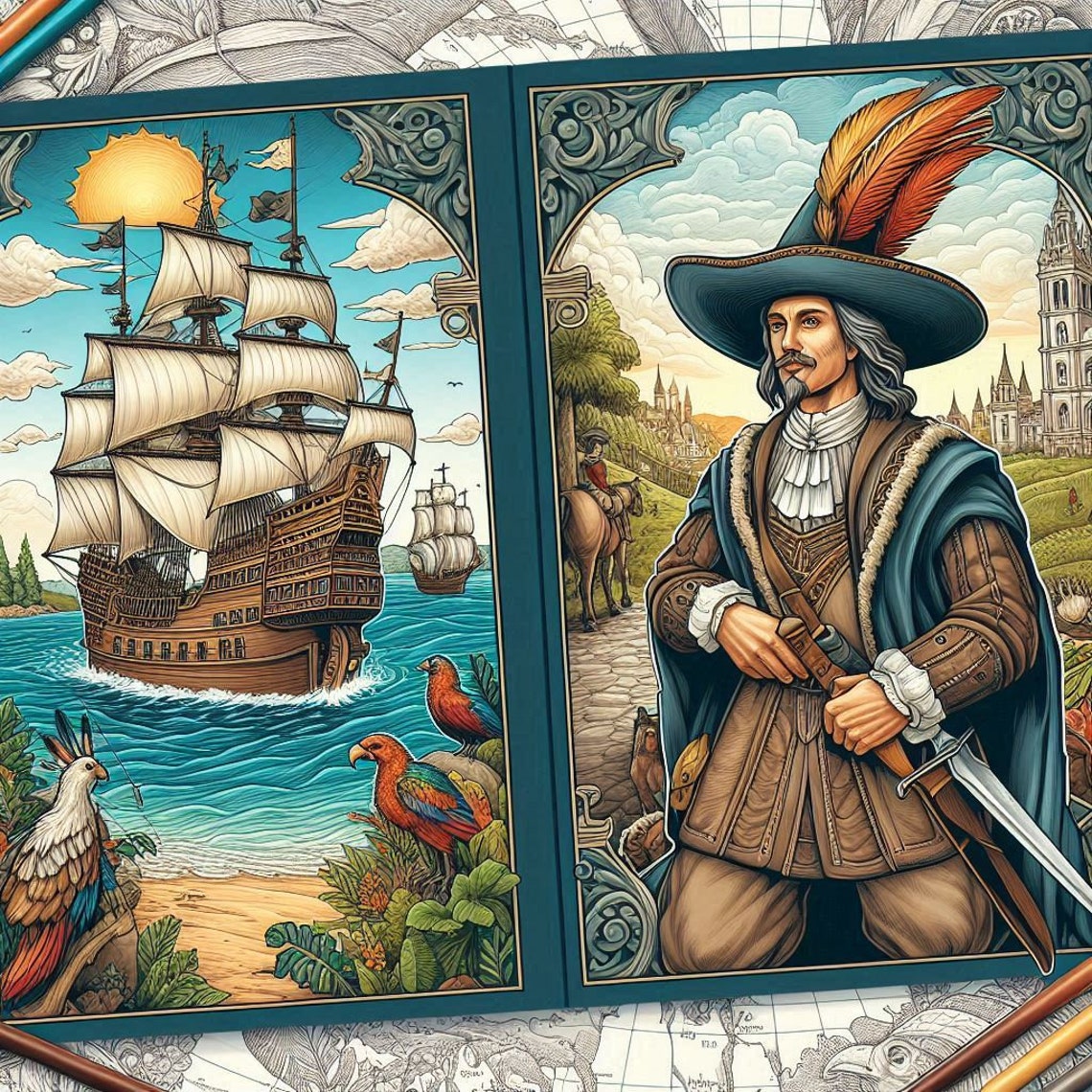 100 Discoveries Color Columbus Day the Magic of Color 100 Columbus Day ...