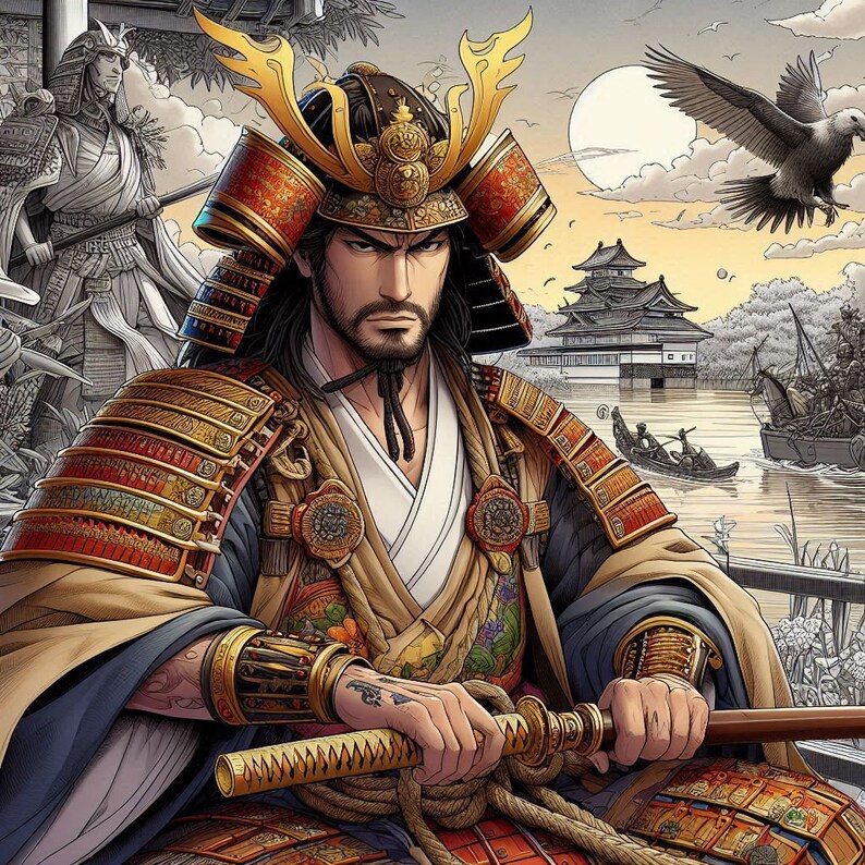Way of the Samurai Color the World of the Shogun Samurai Legends 100 ...
