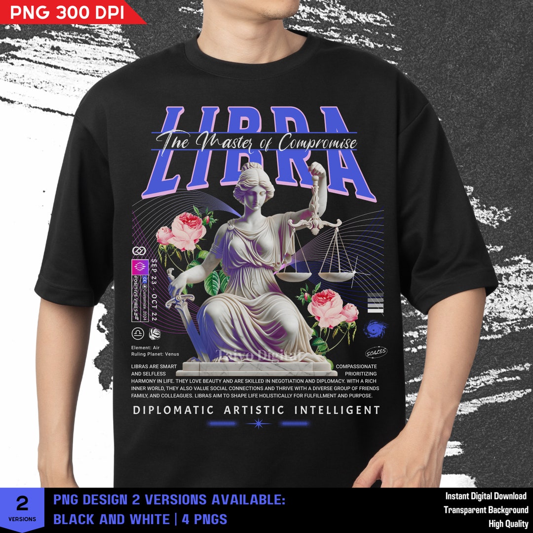 Libra Sign Urban Streetstyle PNG – Astrology & Zodiac Art – Libra ...