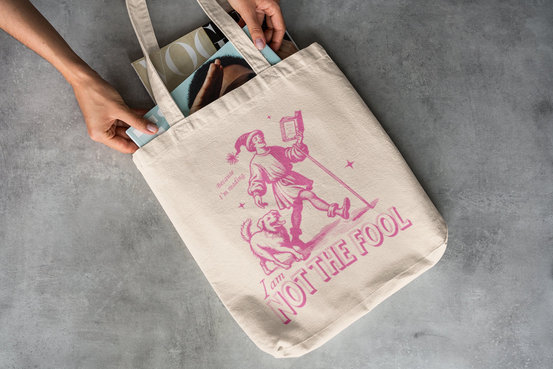 I'm Not the Fool Svg Png Files, the Fool Tarot's Reading a Book With ...