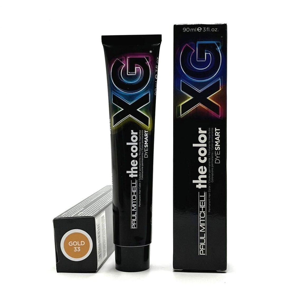 Paul Mitchell the Color XG Dyesmart Permanent Cream Hair Color Gold 33 ...