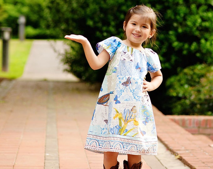 Girls Dress Pattern, PDF Sewing Pattern, Easy Sewing PDF Patterns for ...