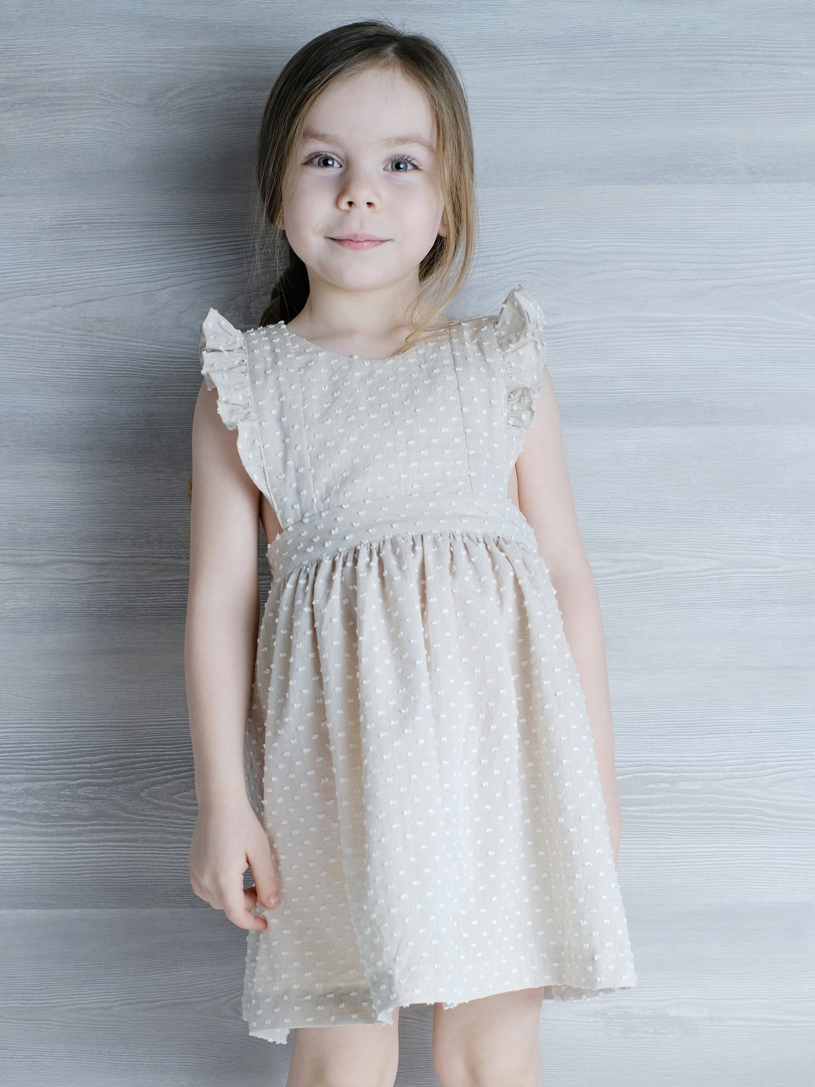 Pinafore Dress Pattern With Vintage Style Flutter Sleeves - Etsy