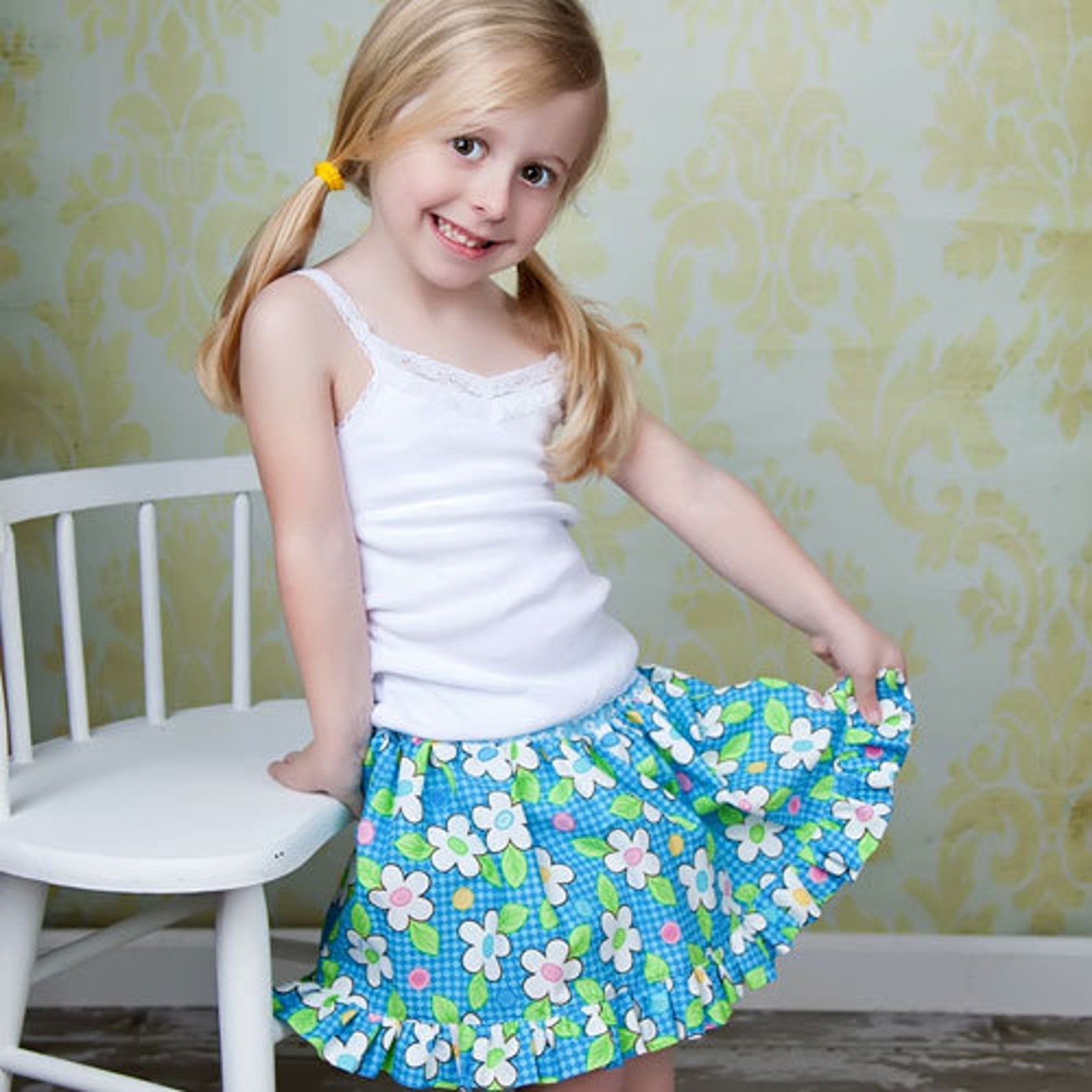Twirl Skirt Pattern for Girls - so Easy and Cute - Downloadable and No ...